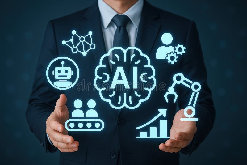 Artificial Intelligence Virtual Assistant Smart Digital Technology Futuristic Interface ...