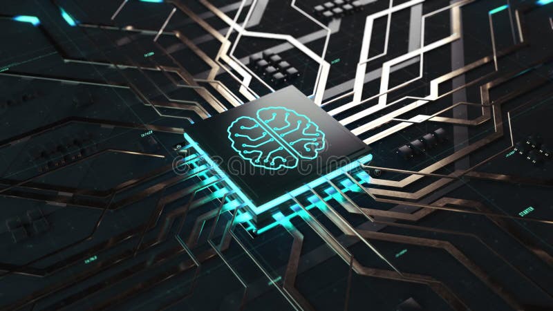 Artificial Intelligence Visualization Animation Concept Stock Footage ...