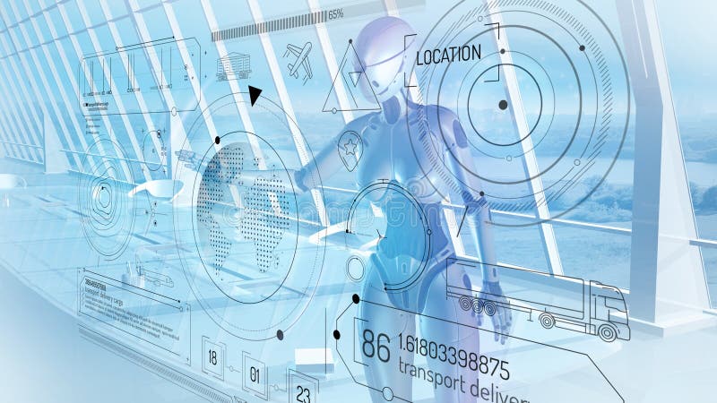 Artificial Intelligence Works with Virtual Interface of Cargo Delivery ...