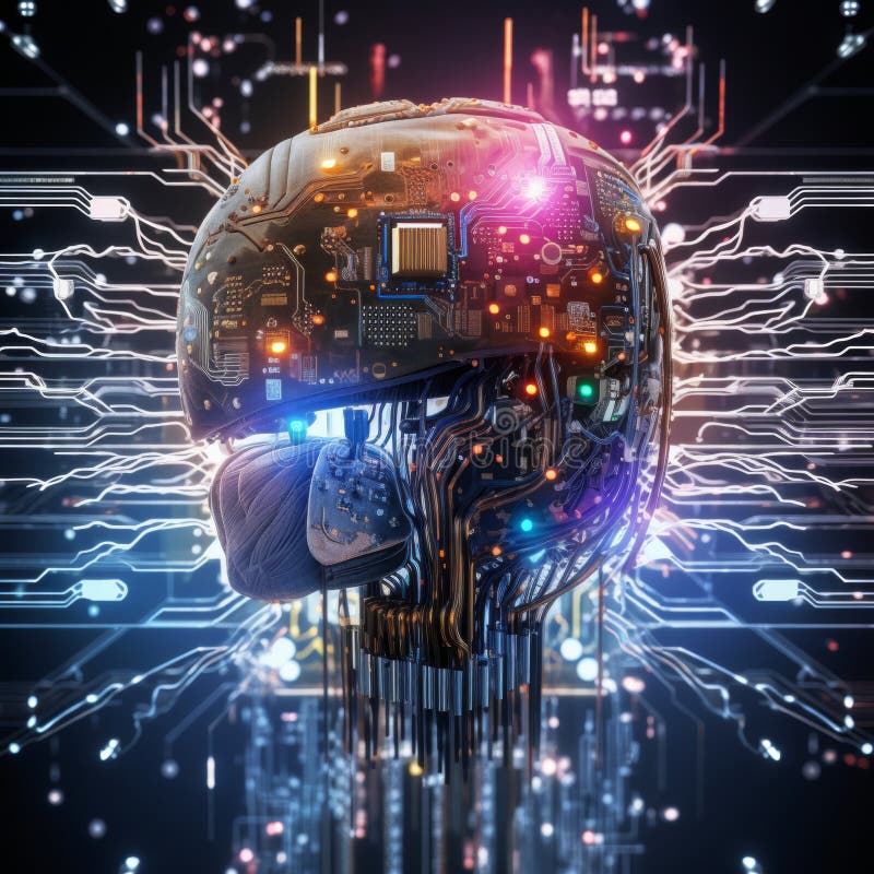 Artificial Intelligences Impact on Modern Companies. Electronic Brain ...