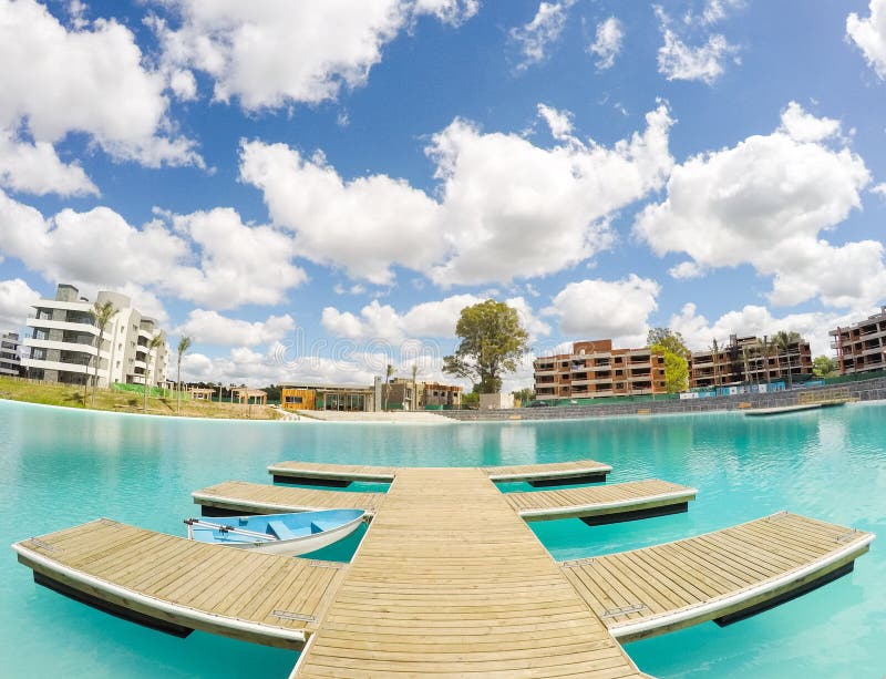 Artificial lagoon editorial stock photo. Image of lagoon - 79796608