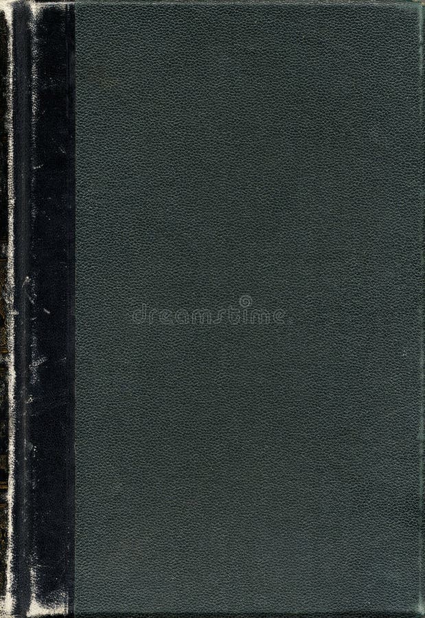 Black Old Book Cover. Rough Surface with Embossed Stock Photo - Image ...