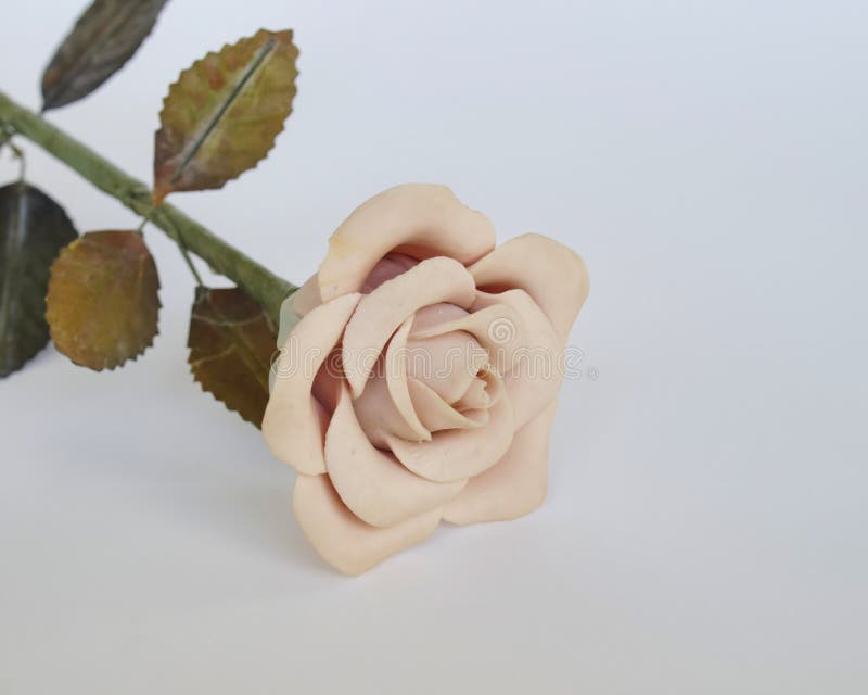 Artificial light pink rose stock photo. Image of valentine - 33938136