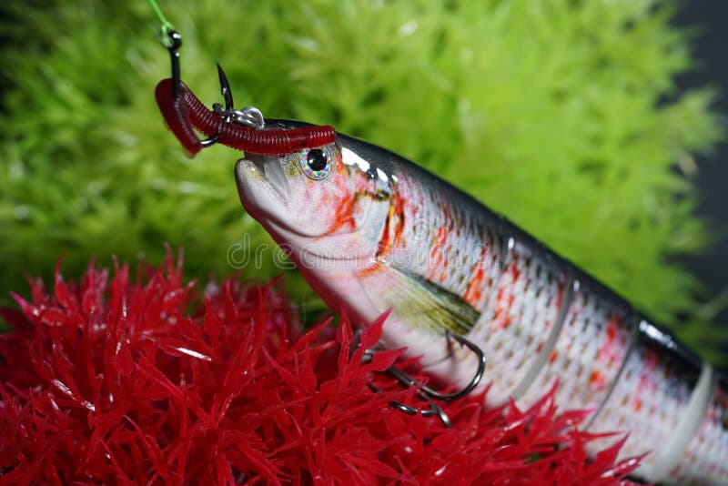 Artificial Lures Made of Metal or Plastic Bites on Artificial Bait for ...