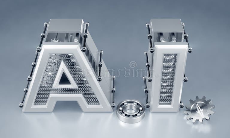 3d Artificial Intelligence Alphabet Stock Illustrations – 157 3d ...