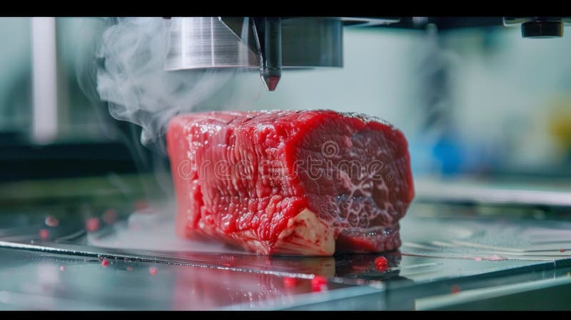 Artificial meat concept stock image. Image of laboratory - 318100519