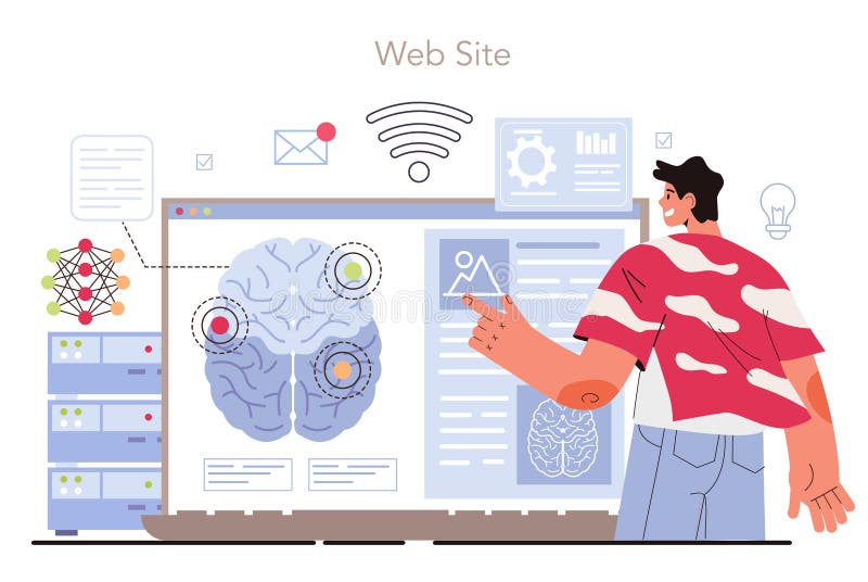 Artificial Neural Network Designer Online Service or Platform Stock ...