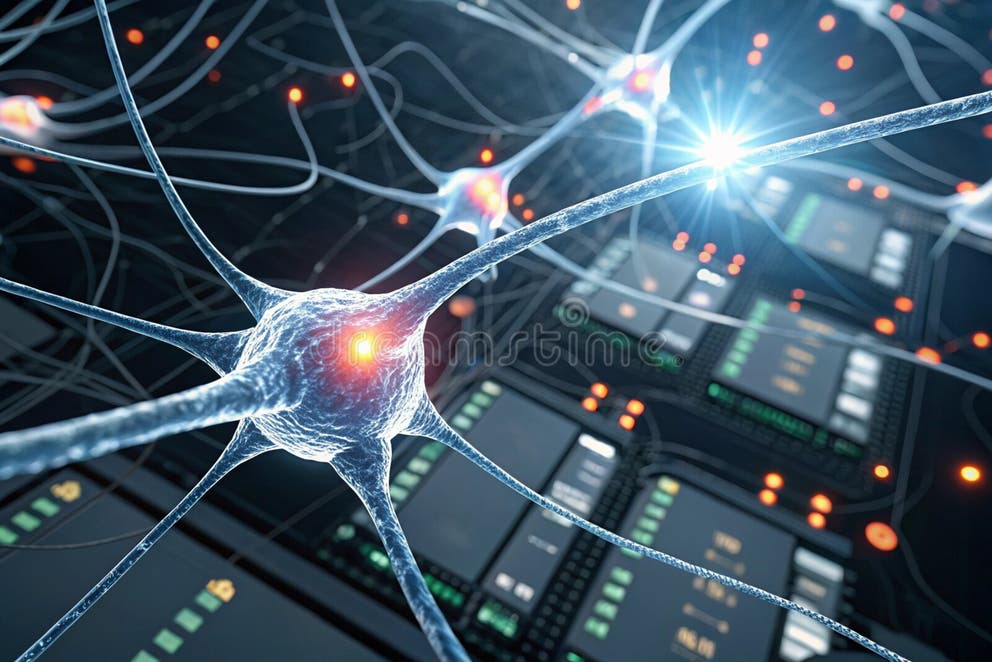 Artificial Neural Network Visualizing Synaptic Links And Machine