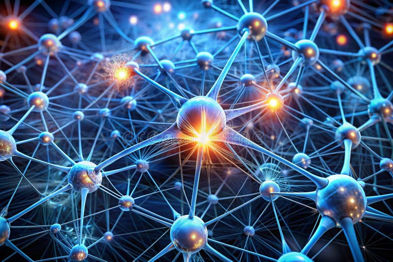 Artificial Neural Network Visualizing Synaptic Links And Machine