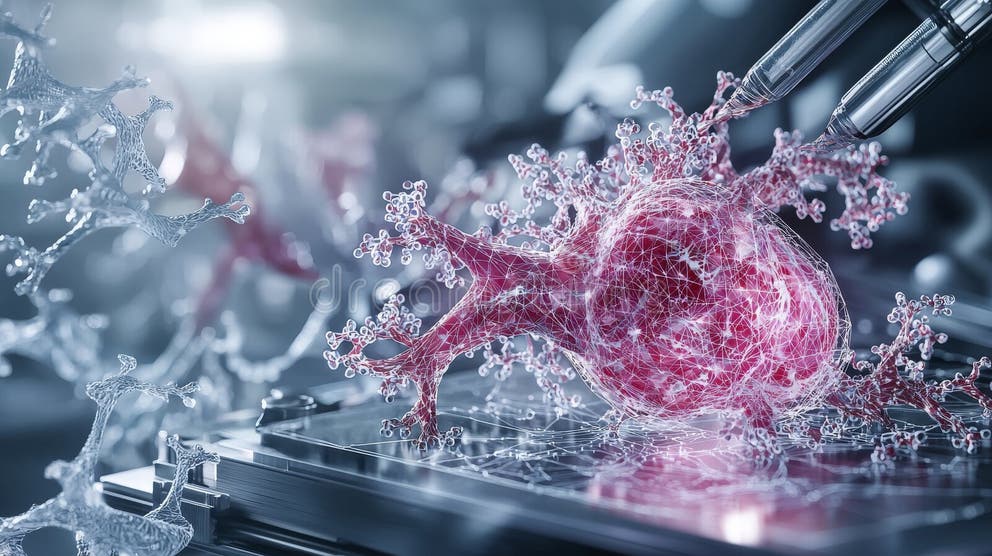 Artificial Organ Innovation Laboratory 3d Visualization High-tech ...