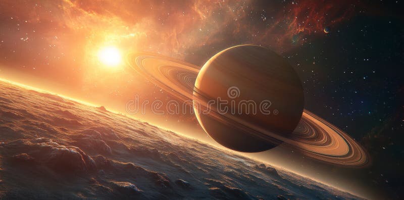 An Artificial Planet, Built with Advanced Technology, Encircled by ...