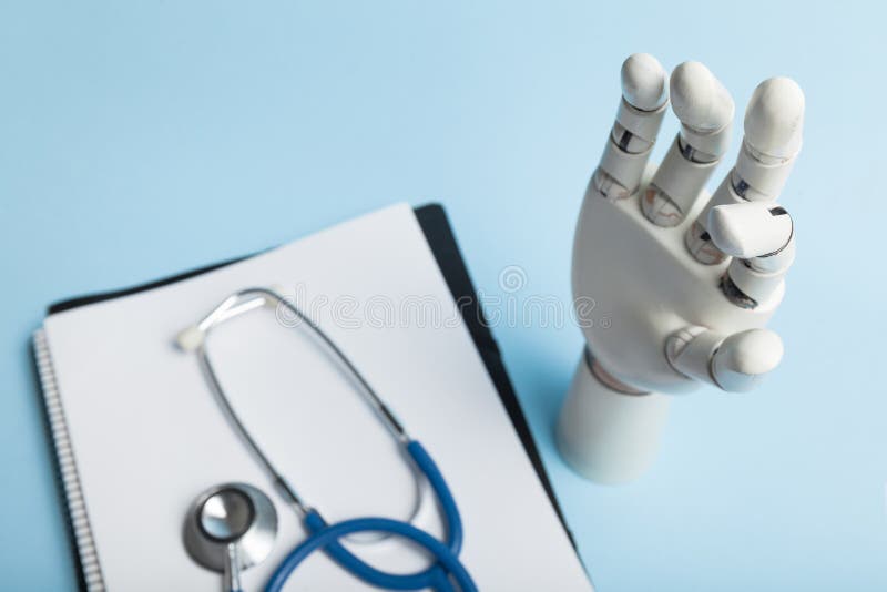 Artificial Prosthesis for Disabled Person with Amputated Arm Stock ...