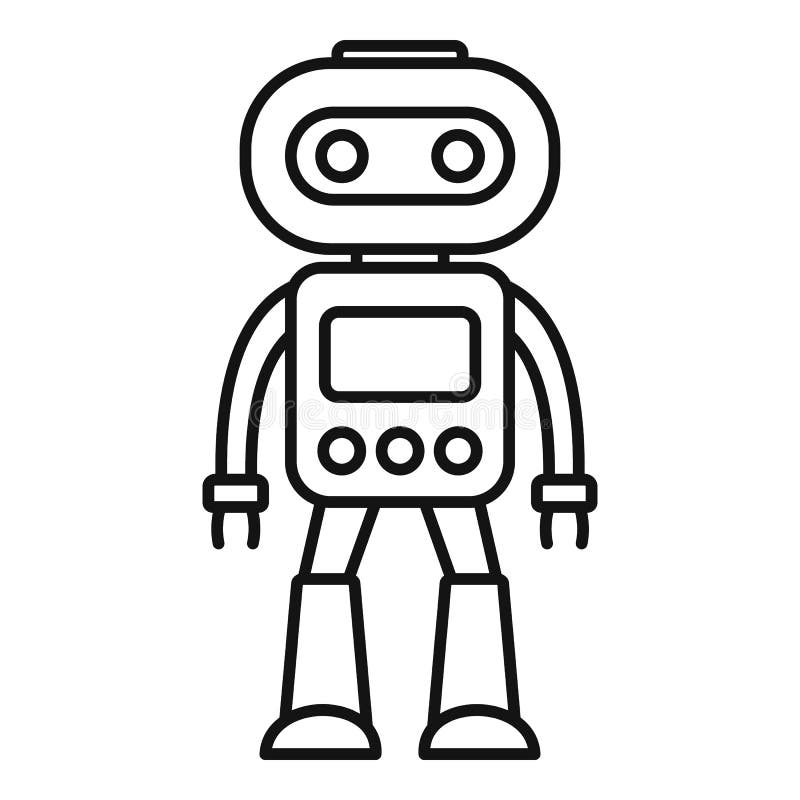 Artificial Intelligence Robot Icon, Outline Style Stock Vector ... Artificial Intelligence Robot Icon, Outline Style Stock Vector ...