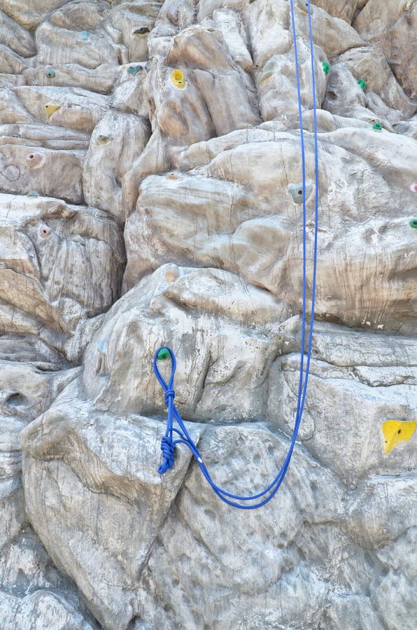 Artificial Rock Climbing Wall Stock Photo - Image of climbing ...