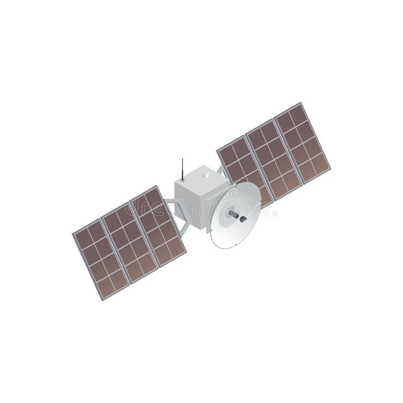 Artificial Satellite Isometric Composition Stock Vector - Illustration ... Artificial Satellite Isometric Composition Stock Vector - Illustration ...