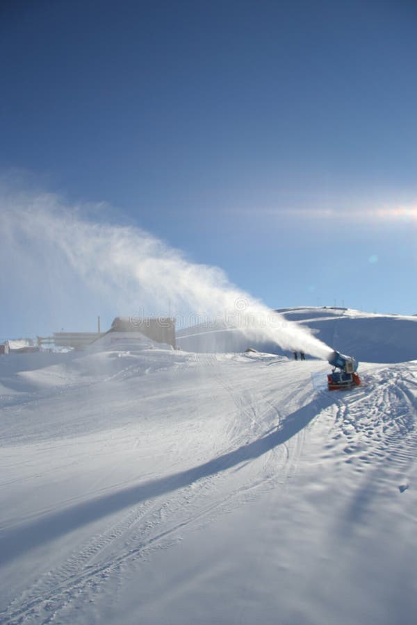 Artificial snow machine stock photo. Image of work, artificial - 2624960