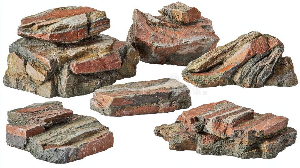 Artificial Stone Decoration for Aquarium or Terrarium Stock Photo ...