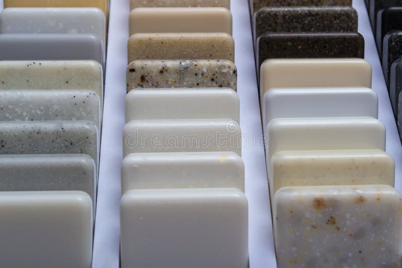 Artificial Stone, Decorative Stone in Samples. Concept, Layout ...