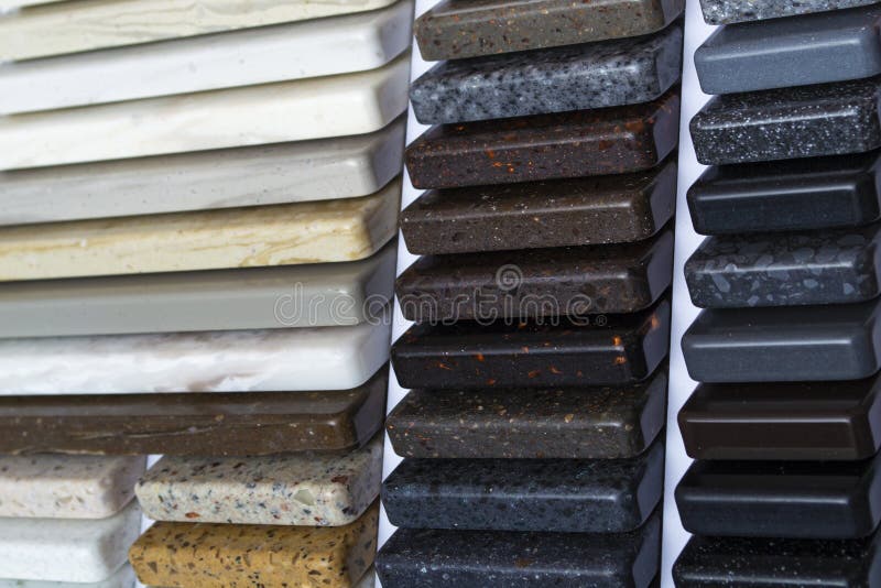 Artificial Stone, Decorative Stone in Samples. Concept, Layout ...