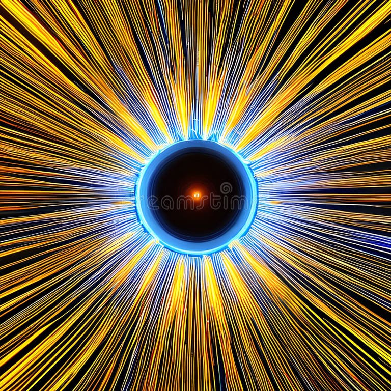 Artificial Sun: an Abstract Representation of a Sun, Created with ...