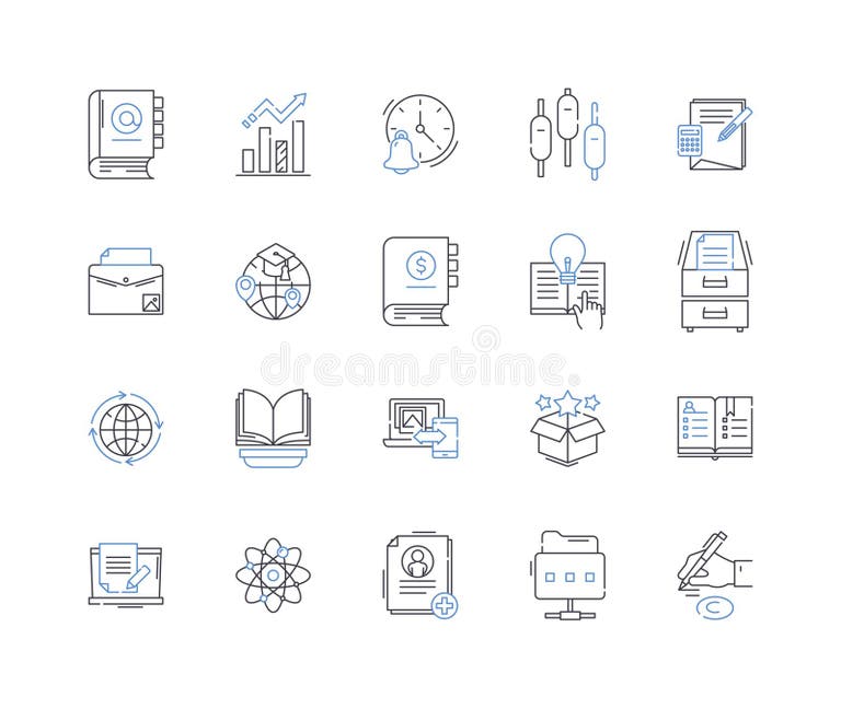 Artificial Technology Line Icons Collection. Automation, Robotics ...