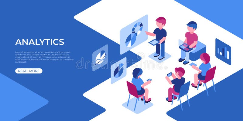 Artificial Virtual Reality Analytics Technology Stock Illustration ...