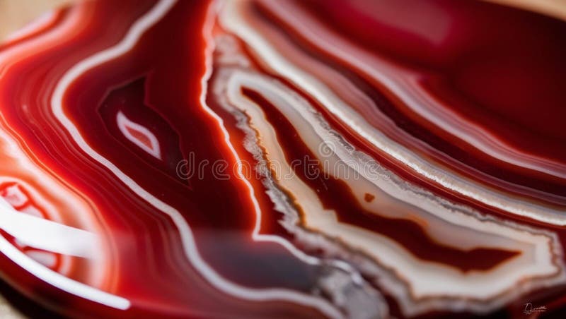 "Red Agate: the Natural Beauty of Minerals" Stock Illustration ...