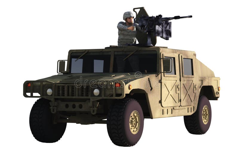 Militärisches Humvee-Symbol Vektor Abbildung - Illustration von ...