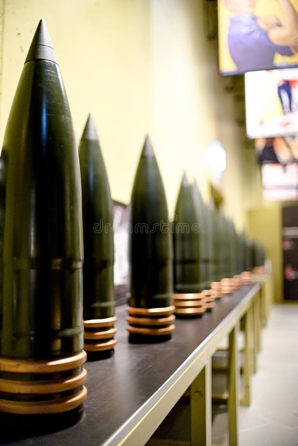 Artillery Shells in the Museum of the Second World War in Gdansk ...