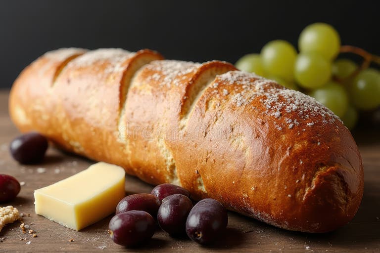 Artisan Bread Delicacies stock illustration. Illustration of crusty ...