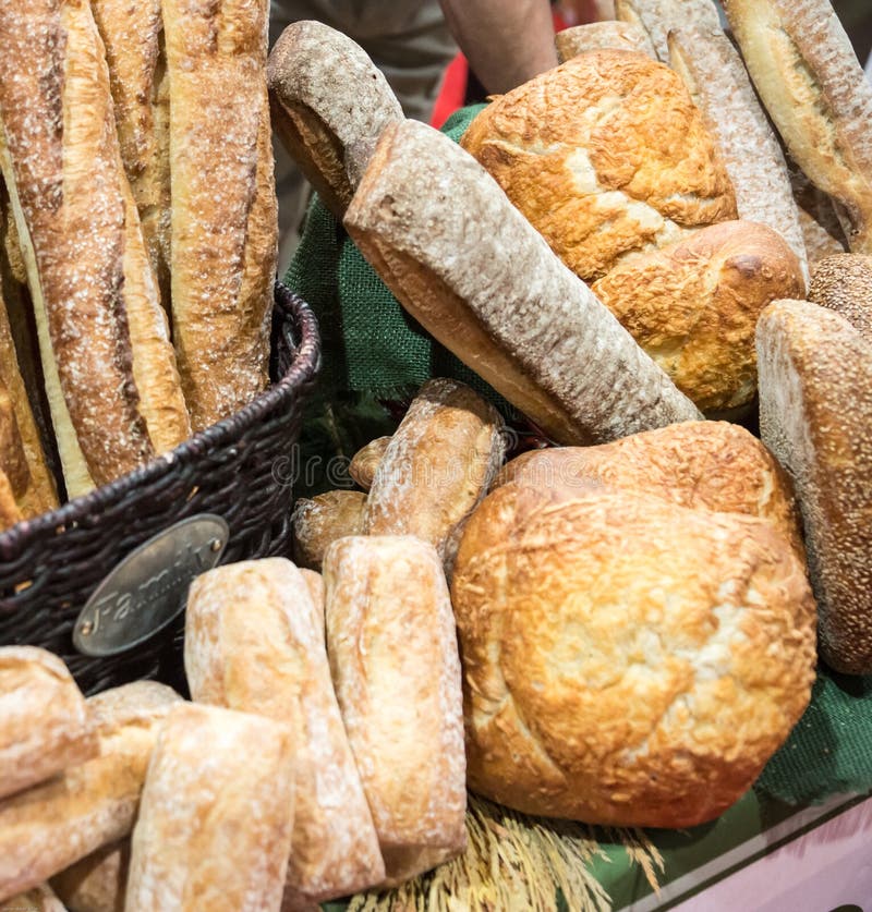 Artisan Bread Display stock photo. Image of event, crust - 68701874