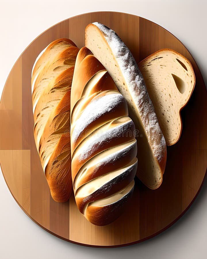 Artisan bread selection stock illustration. Illustration of tasty ...