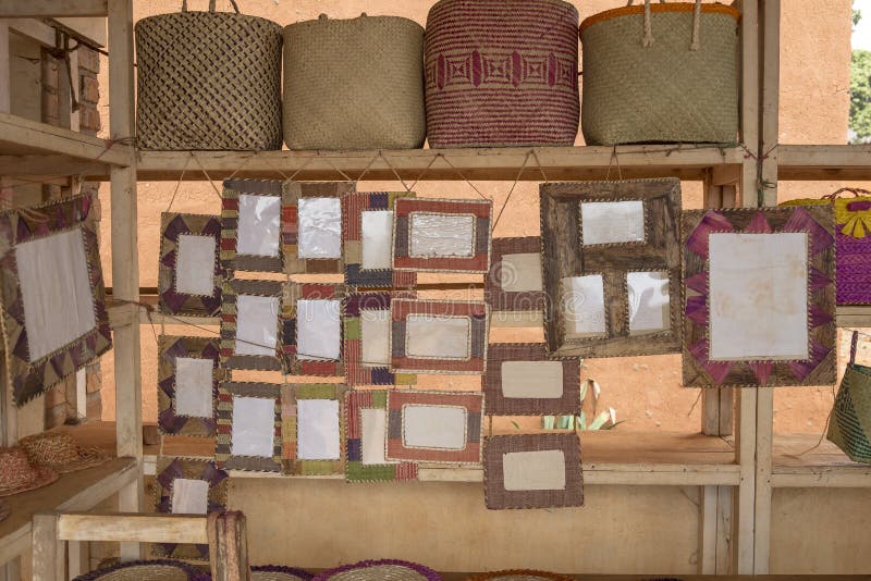Artisan Handcraft Shop in Madagascar Stock Photo - Image of handmade ...