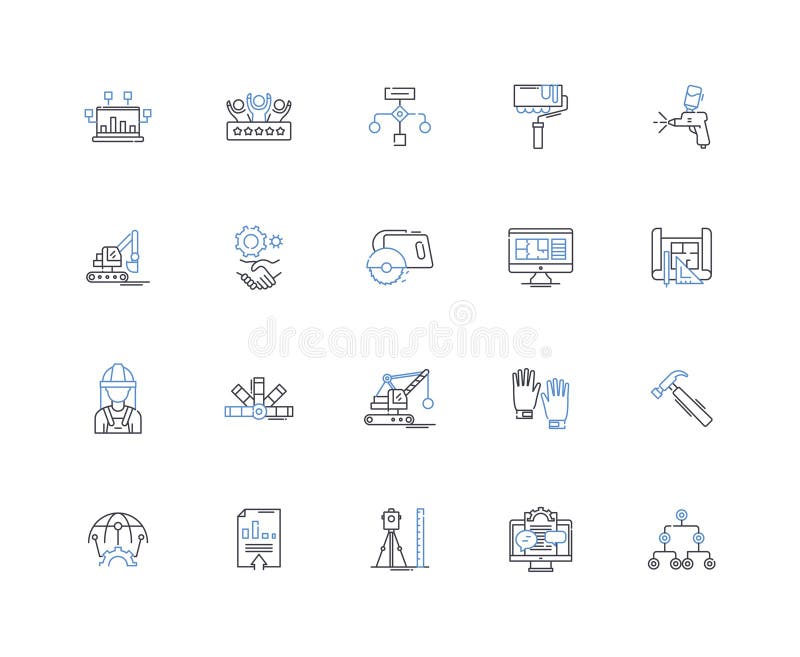 Artisan Line Icons Collection. Handmade, Craftsmanship, Creativity ...