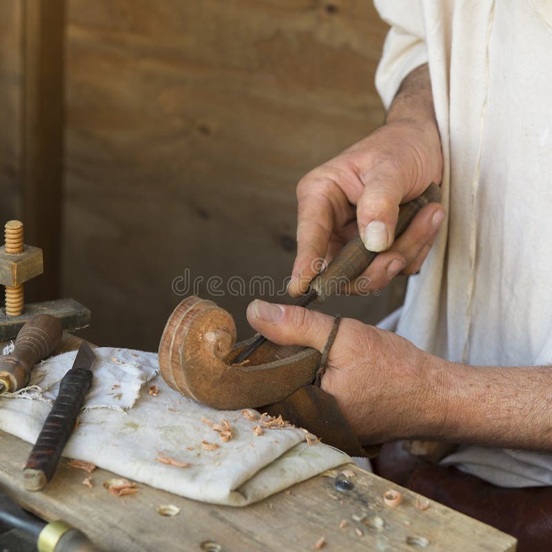 Artisan Who Prepares a Musical Instrument Stock Image - Image of ...