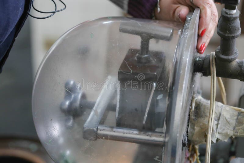 Handmade Jewelry Making Process Stock Photo - Image of nail, material ...