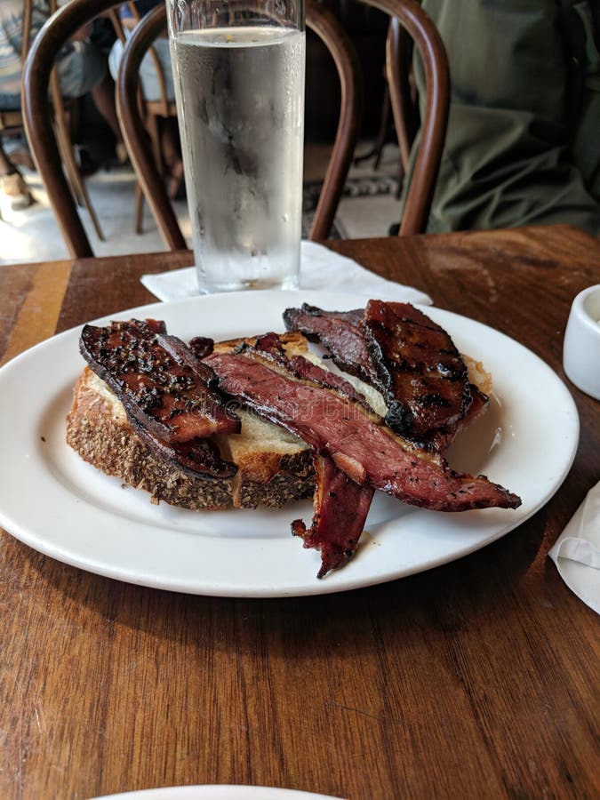 Artisanal Bacon Sampler Plate Stock Photo - Image of meat, sampler ...