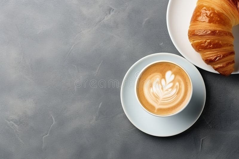 Artisanal Coffee Shop Flat Lay Atmosphere Stock Image - Image of coffee ...