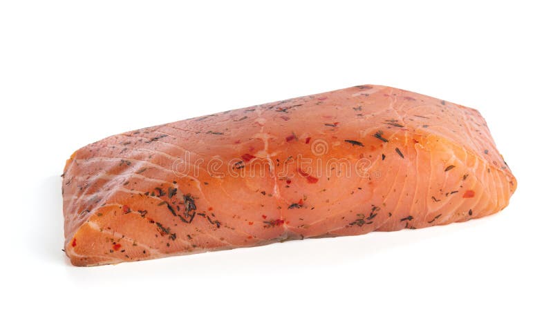 Artisanal smoked salmon stock photo. Image of ingredient - 255988214