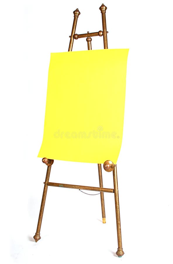 Artist antique easel stock image. Image of create, blank - 2067517