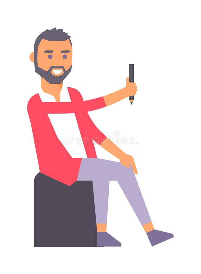 Artist Creative Boy Vector Character Stock Illustrations – 1,603 Artist ...