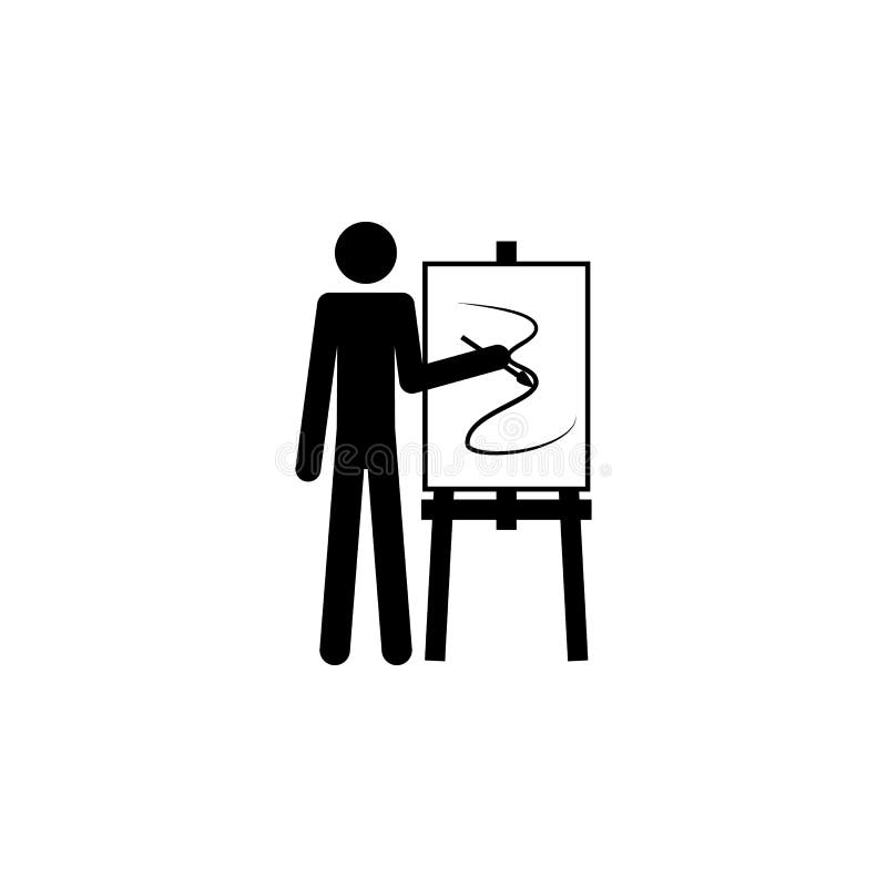 Artist Icon. Element of People at Work Icon for Mobile Concept and Web ...