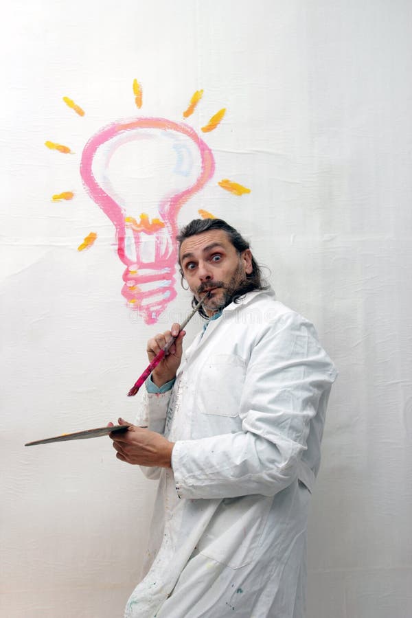 Artist idea stock image. Image of painter, concept, creativity - 23051195