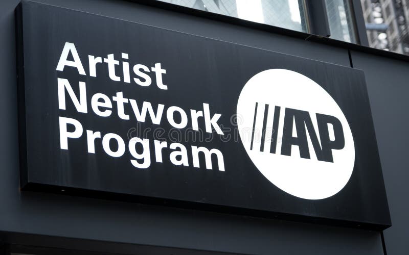 Artist Network Program Logo Sign in Tokyo, Japan Editorial Photography ...