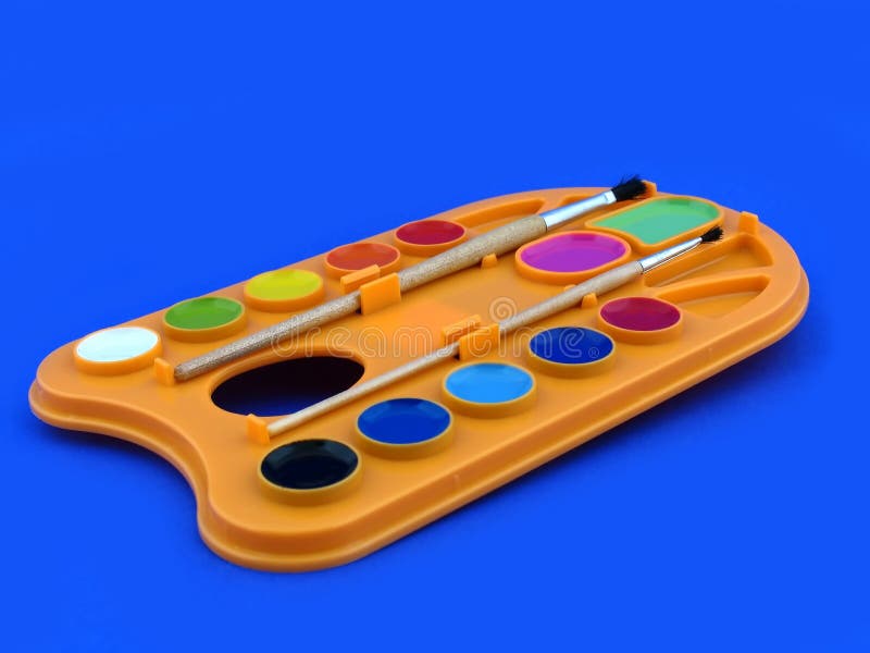 Artist Paint Pallet stock image. Image of objects, artist - 1045643