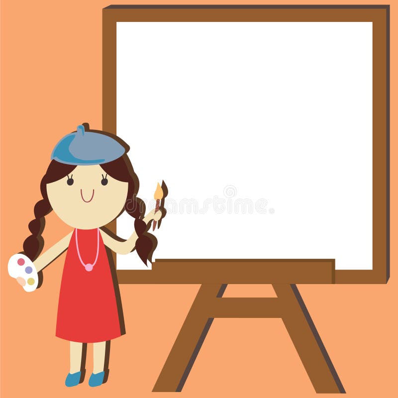 Artist Painter Cartoon Empty Space Stock Illustrations – 185 Artist ...