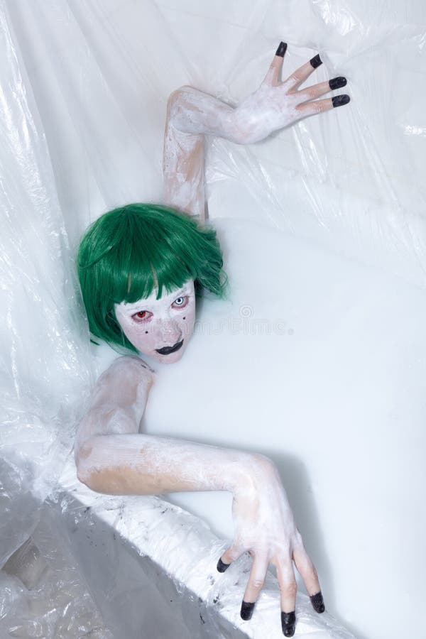 Artist during performance stock photo. Image of contemporary - 184857026