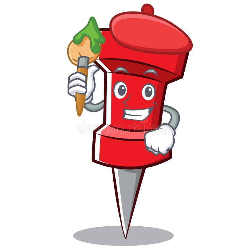 Red Push Pin Icon Cartoon Stock Illustrations – 161 Red Push Pin Icon ...