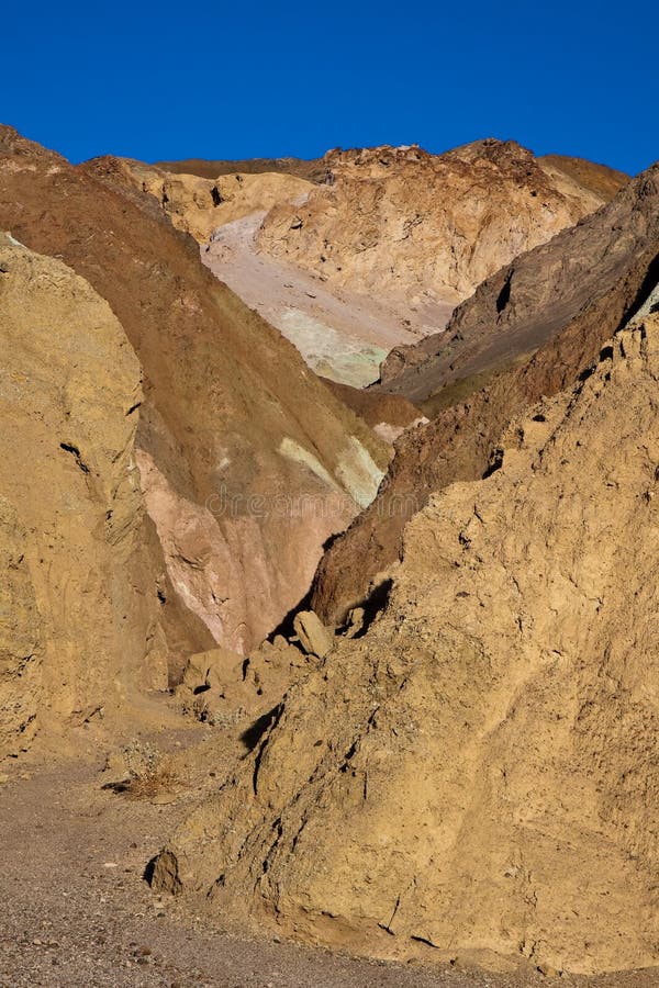Artist Palette in Death Valley Stock Image - Image of steep, desert ...