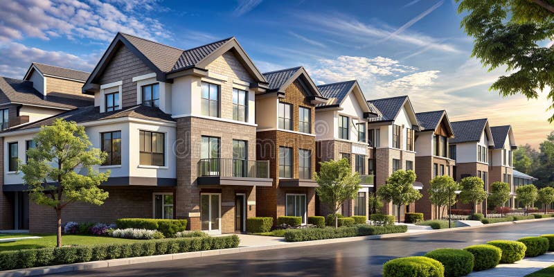 An Artist S Rendering of a Planned Housing Development AI Generative ...